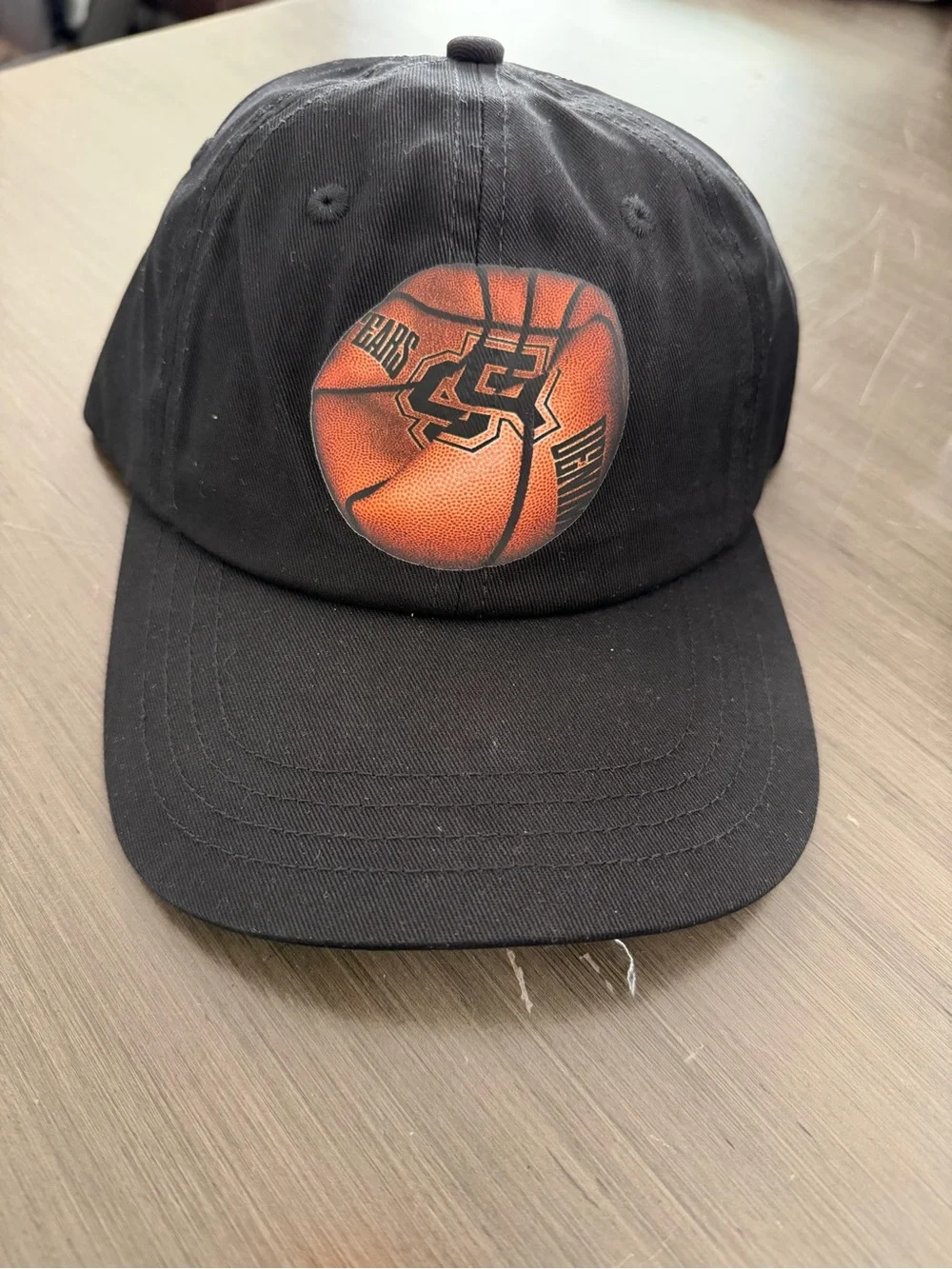 Denim Tears | Accessories | Denim Tears Black Baseball Cap With Orange ...